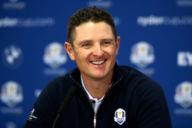 Justin Rose ready for first tee walk