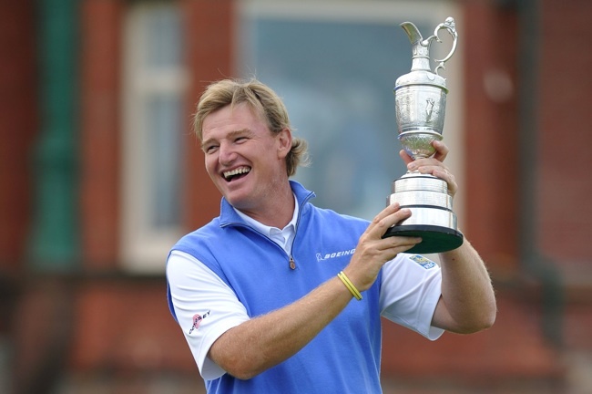 Ernie wins Open as Scott stumbles