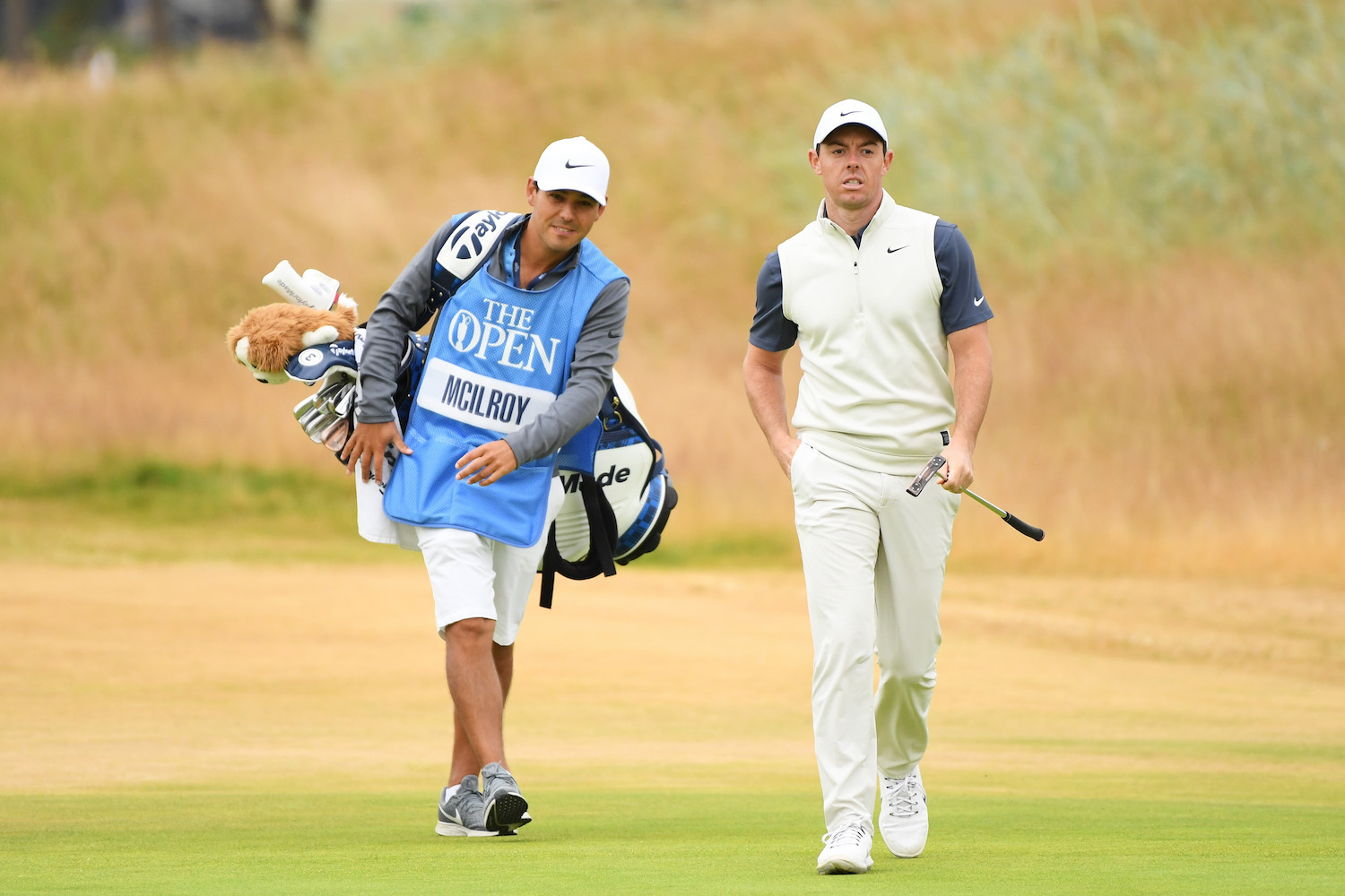 Who is the caddie for Rory McIlroy?