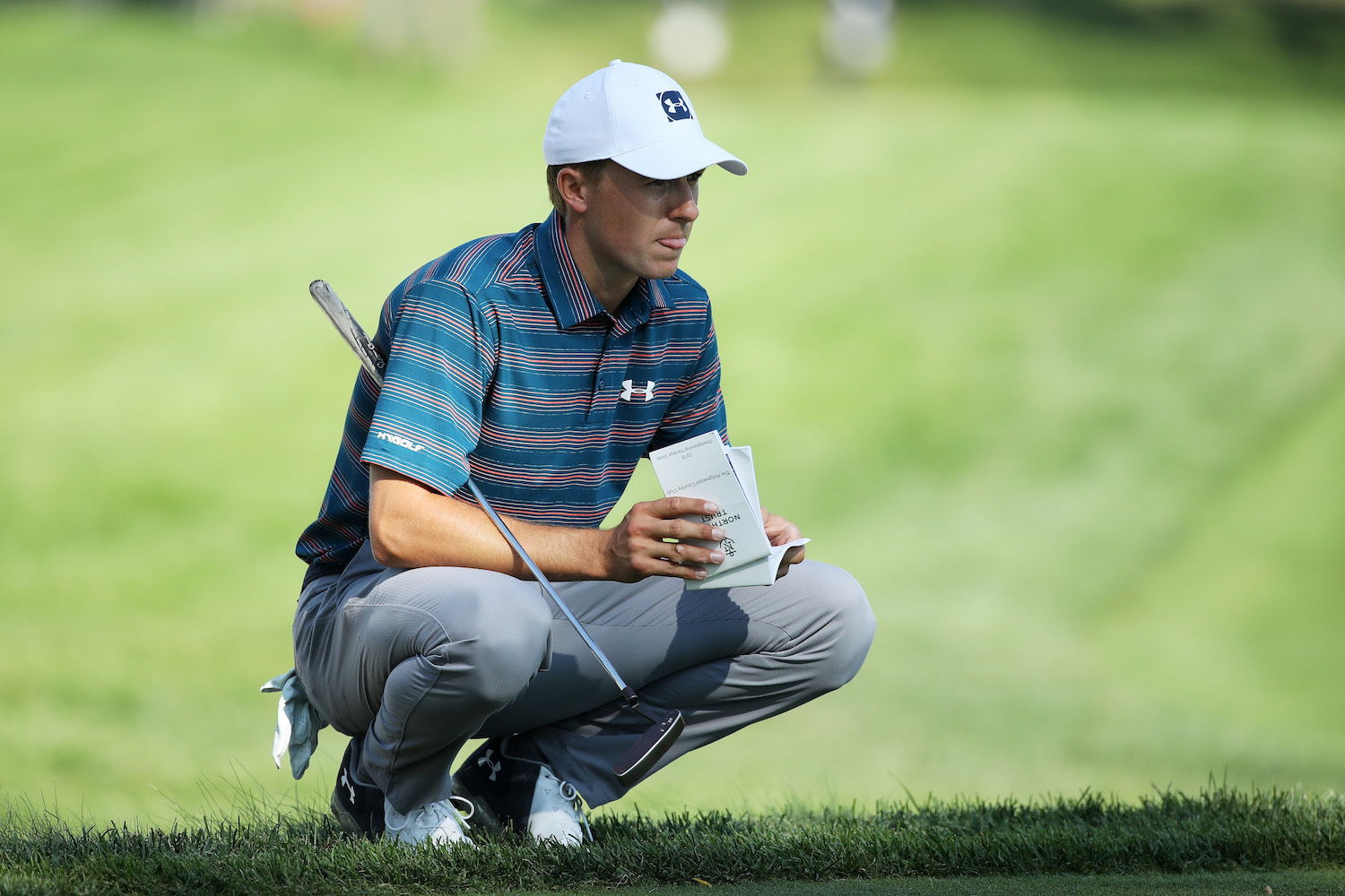 Jordan Spieth says he's "close to 100%" with his putting again