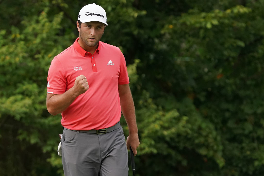 WATCH: Jon Rahm sinks monster putt to win BMW Championship
