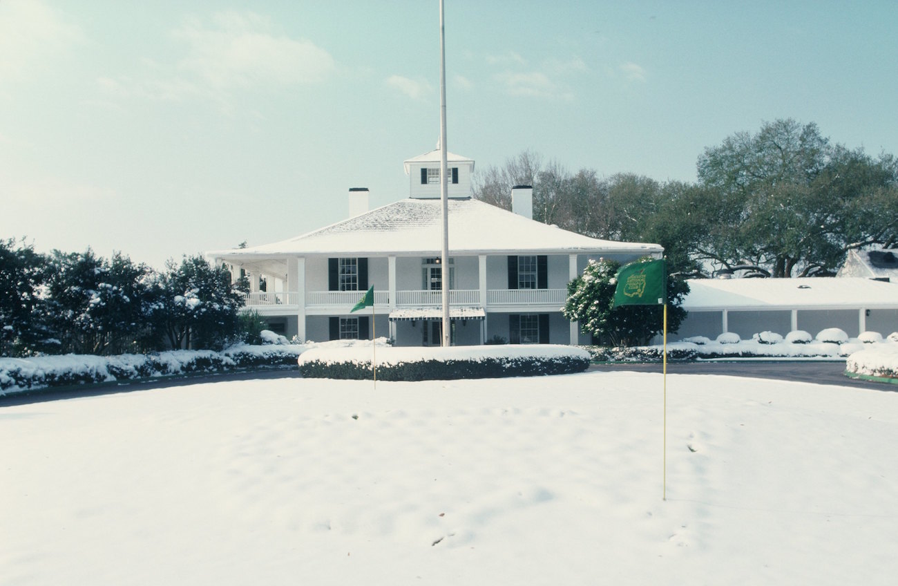 The Masters: Stunning pics emerge of snow-covered Augusta