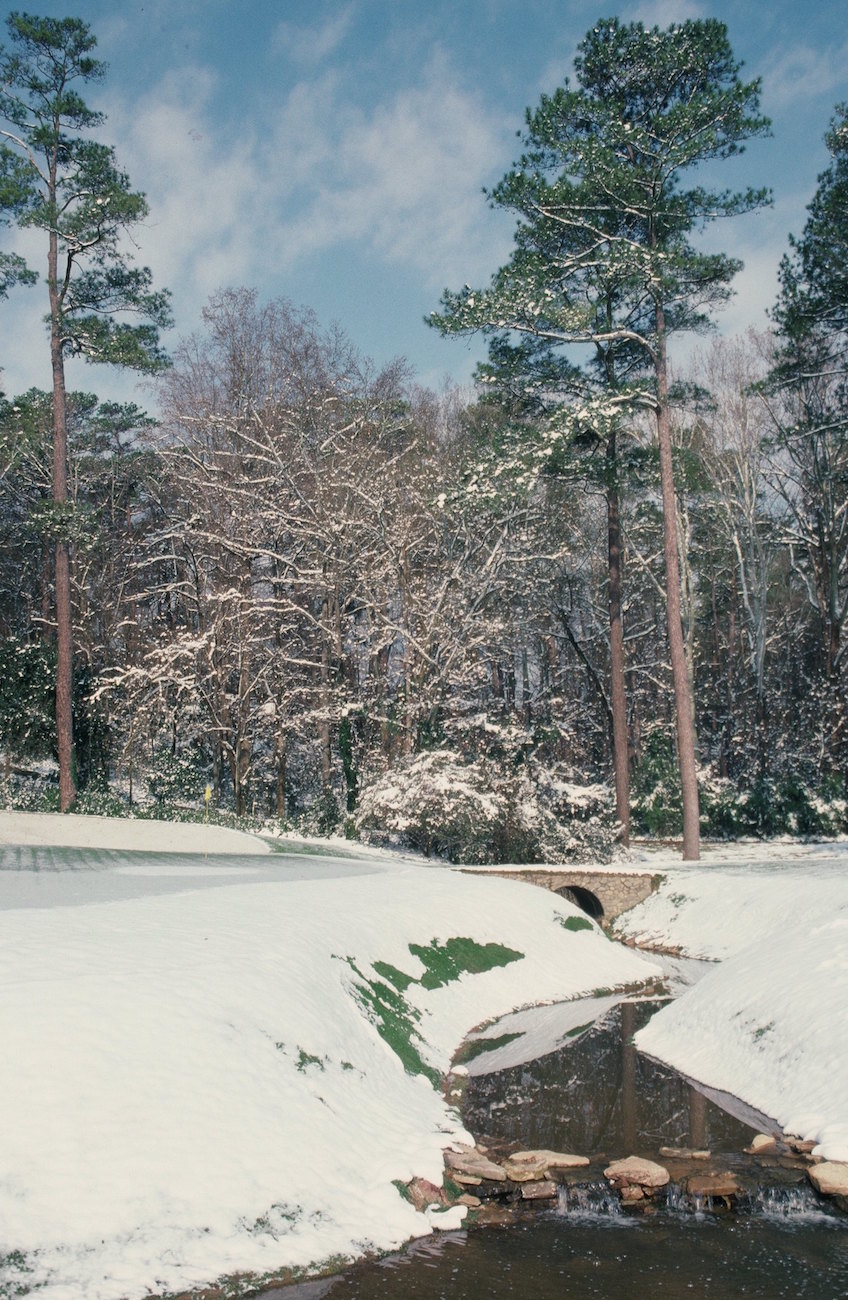 The Masters: Stunning pics emerge of snow-covered Augusta