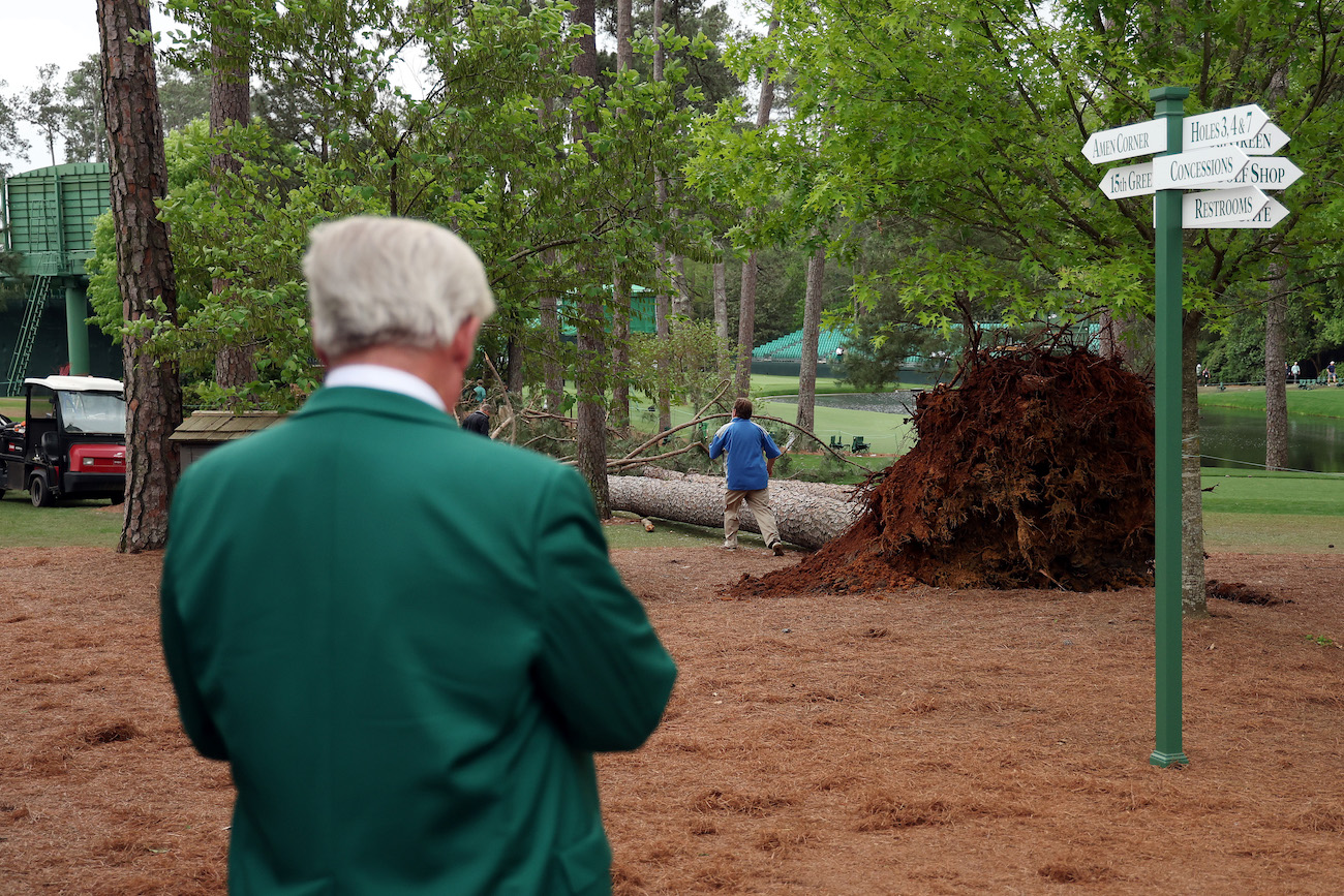 The Masters: Trees fall near patrons at Augusta National | bunkered.co.uk