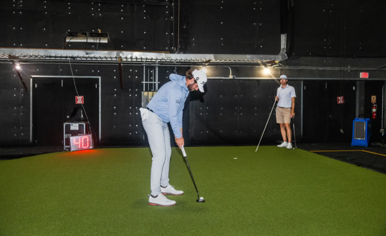 First behind-the-scenes pics of TGL emerge | bunkered.co.uk