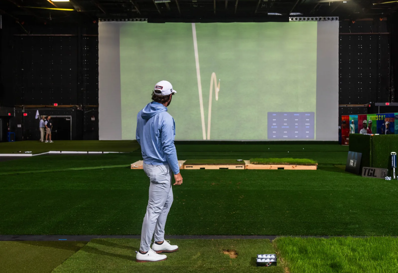 First behind-the-scenes pics of TGL emerge | bunkered.co.uk