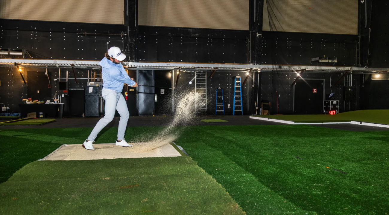 First behind-the-scenes pics of TGL emerge | bunkered.co.uk