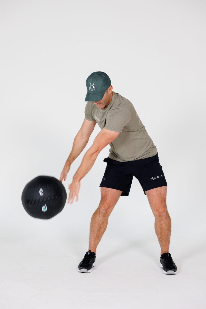 Use a medicine ball to power up your golf swing