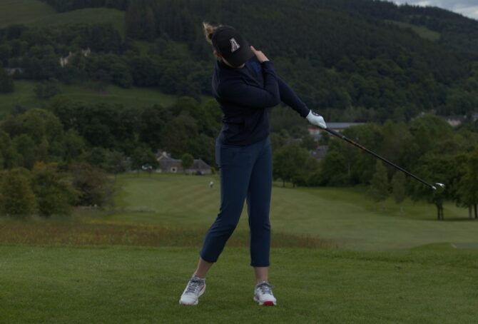 No more chicken wings! This drill fixes this common golf swing fault