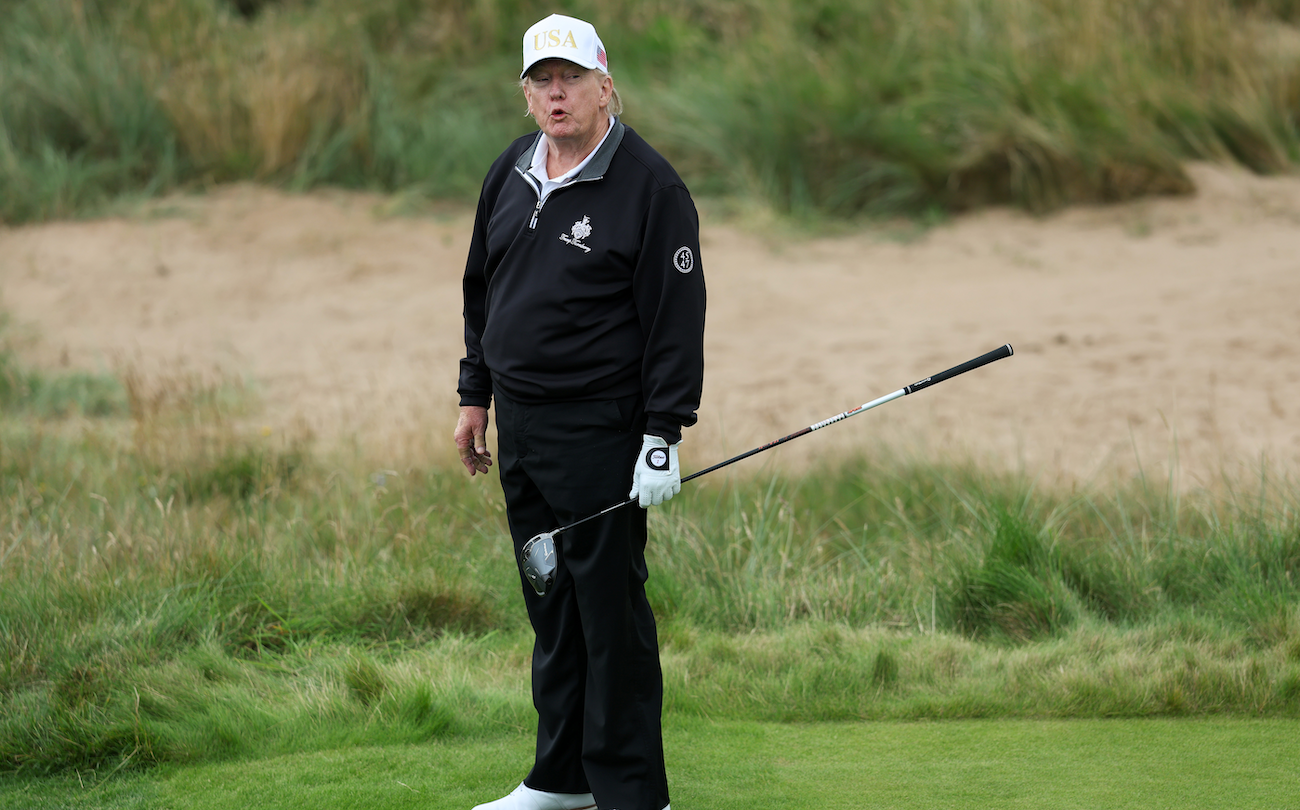 Donald Trump takes swipe at ‘ridiculous’ new golf rule