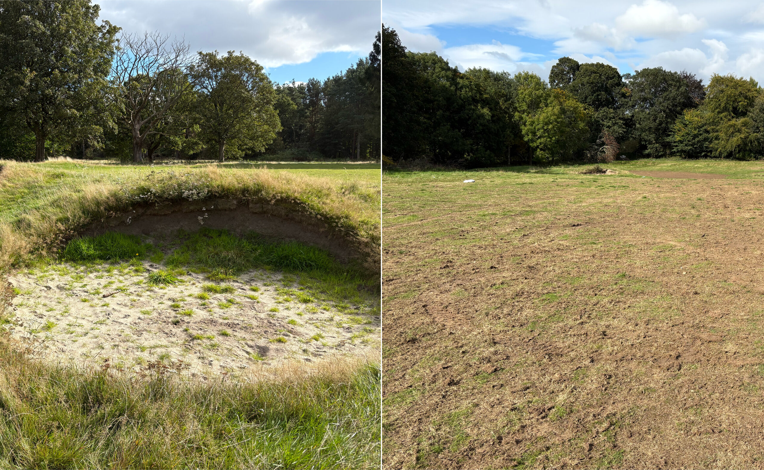 PHOTOS: The shocking state of abandoned Caird Park golf courses