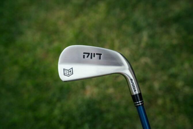 These golf irons have a curved face. Yes, really!