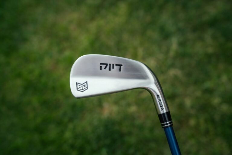 These golf irons have a curved face. Yes, really!