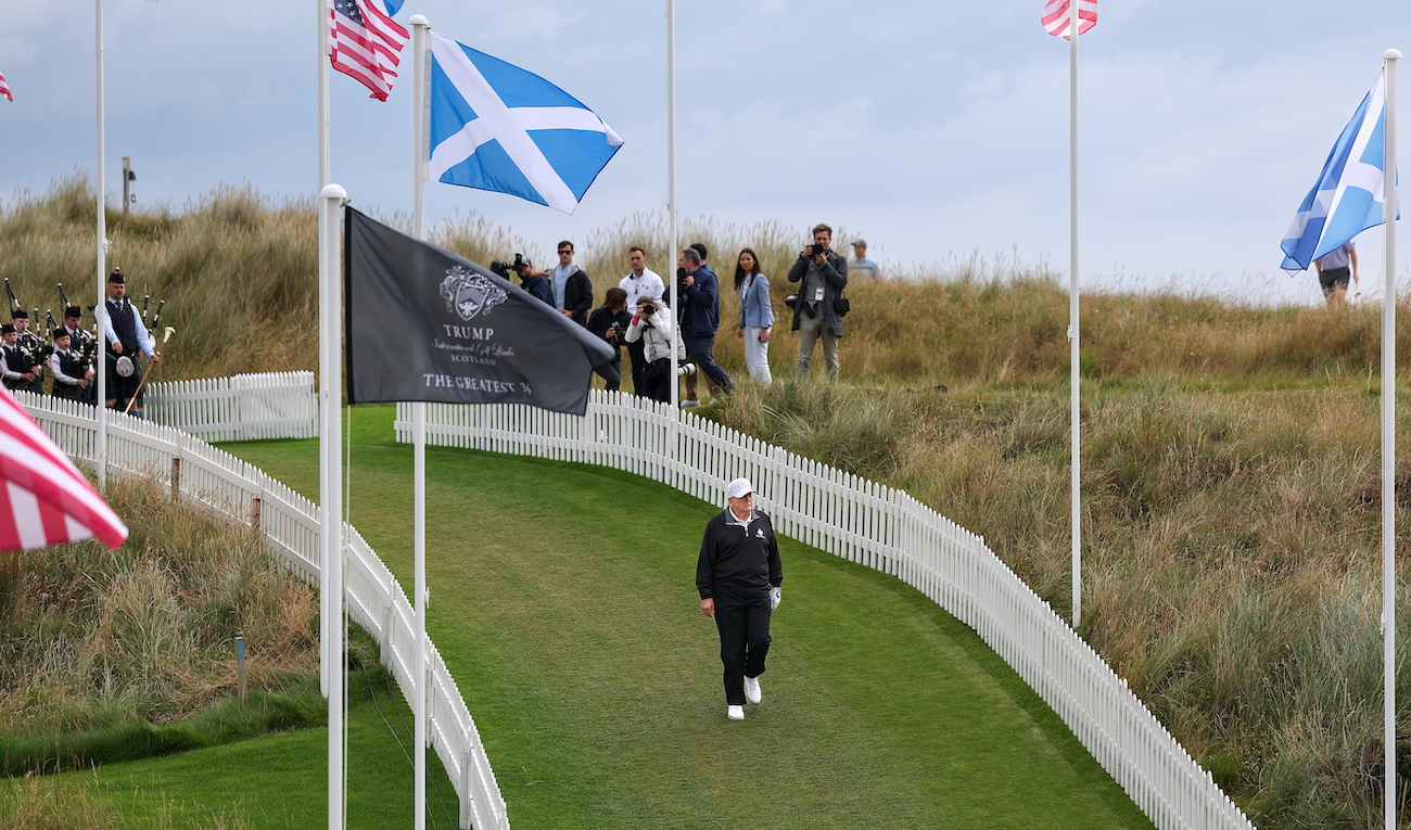 Donald Trump’s new Scottish golf course set to host tour event
