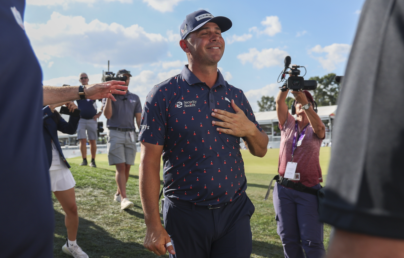 Golf icons celebrate Gary Woodland’s ‘remarkable’ comeback win