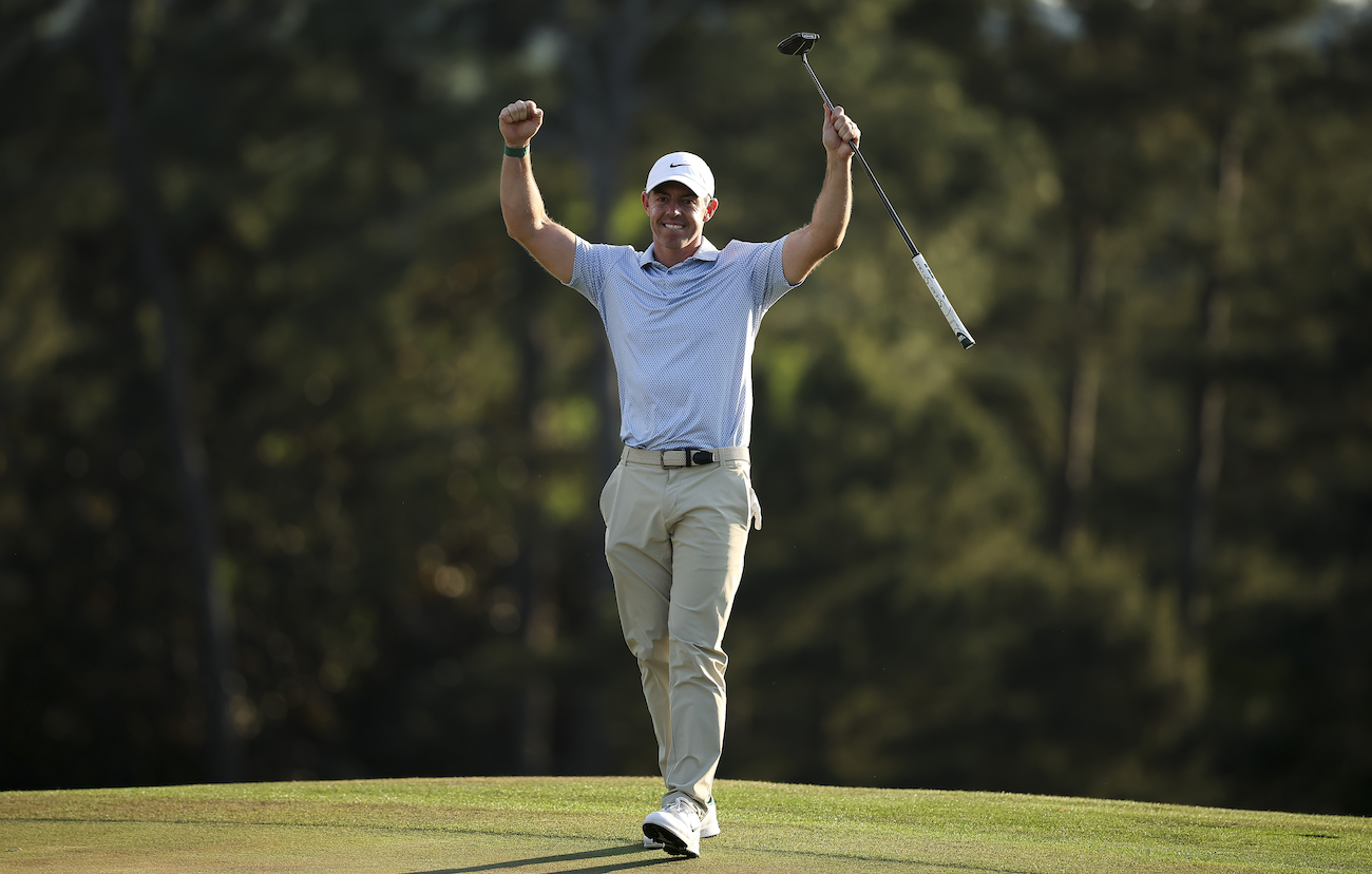 The Masters: History-making Rory McIlroy retains green jacket