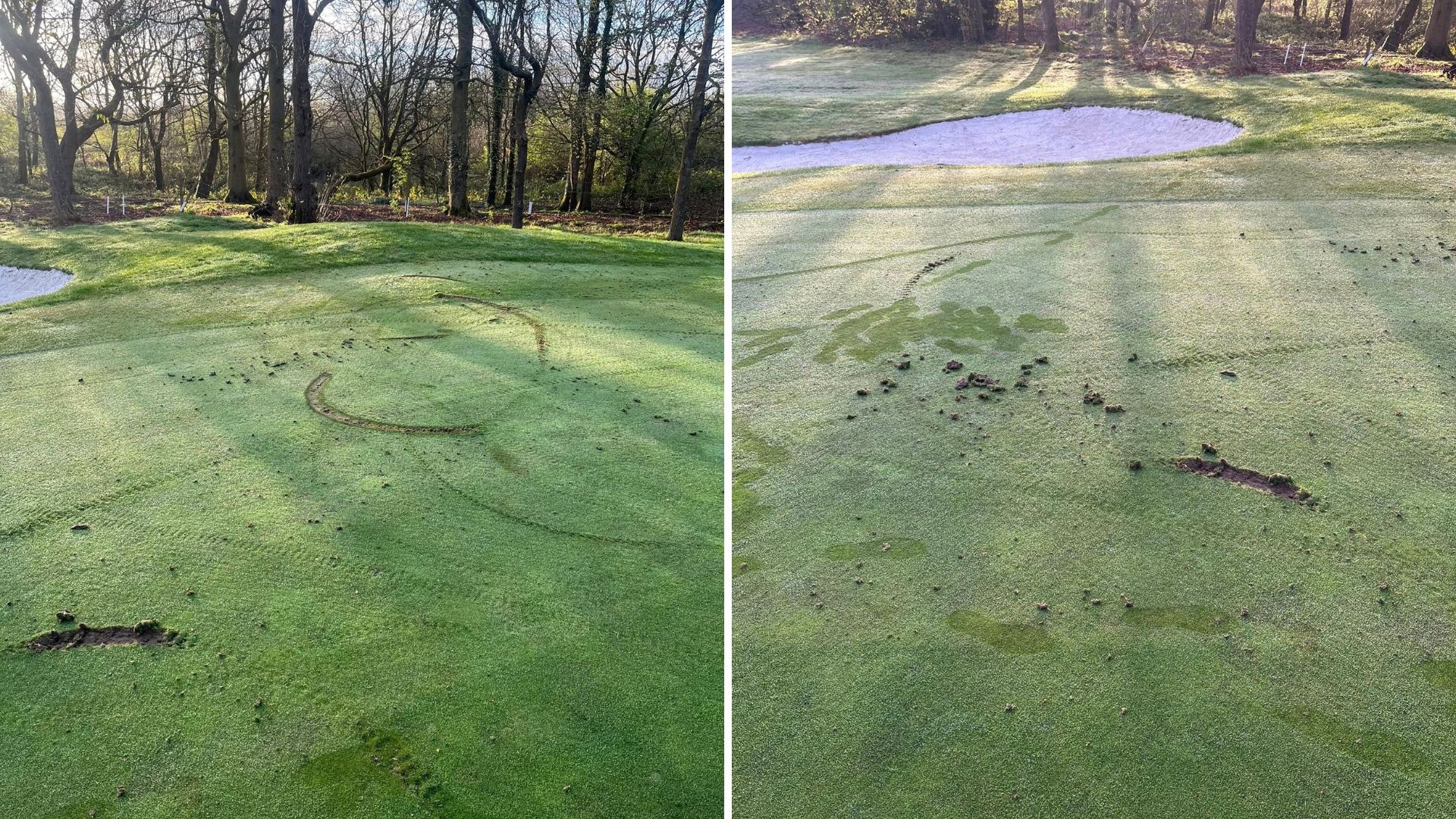 Golf club issues warning after course damaged by vandals